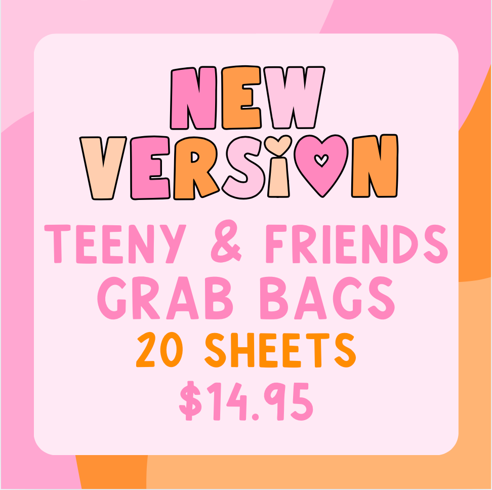Pick Your Girl! New Version Teeny & Friends Grab Bag | 20 sheets ...